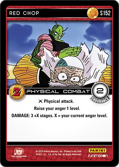 Red Chop - Panini: Awakening - Dragon Ball Z TCG