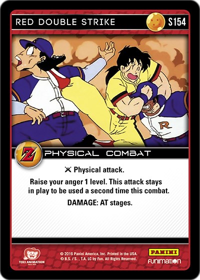 Red Double Strike - Panini: Awakening - Dragon Ball Z TCG
