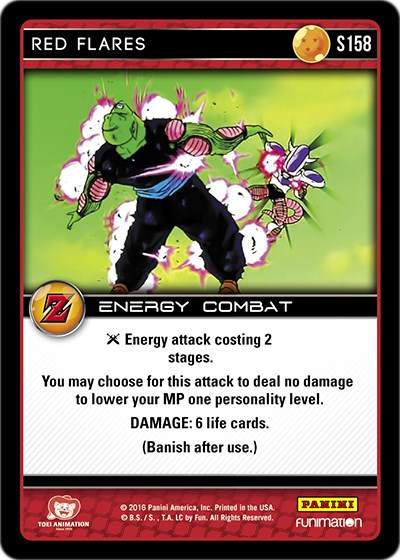 Red Flares - Panini: Awakening - Dragon Ball Z TCG