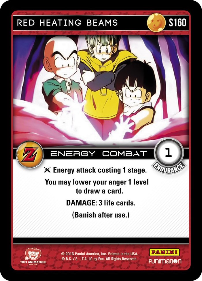 Red Heating Beams - Panini: Awakening - Dragon Ball Z TCG