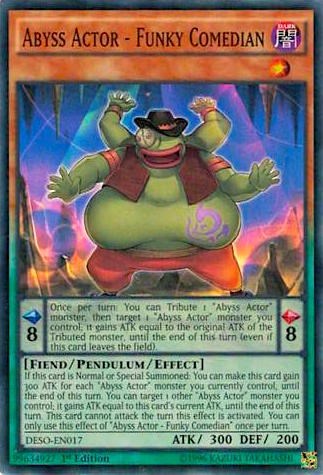Abyss Actor - Funky Comedian - Destiny Soldiers - YuGiOh