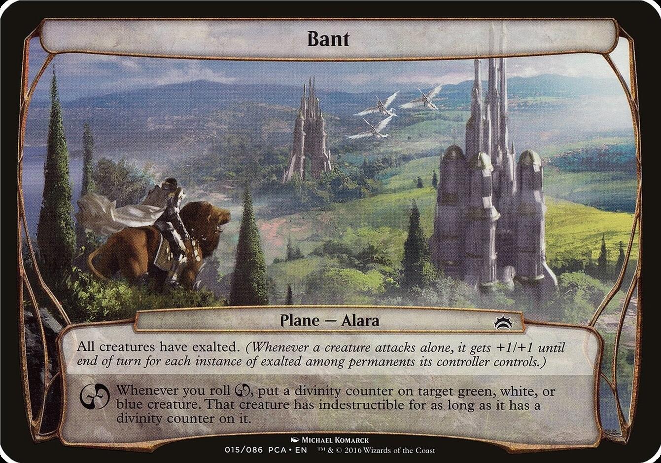 Bant (Planechase Anthology) - Oversize Cards - Magic: The Gathering