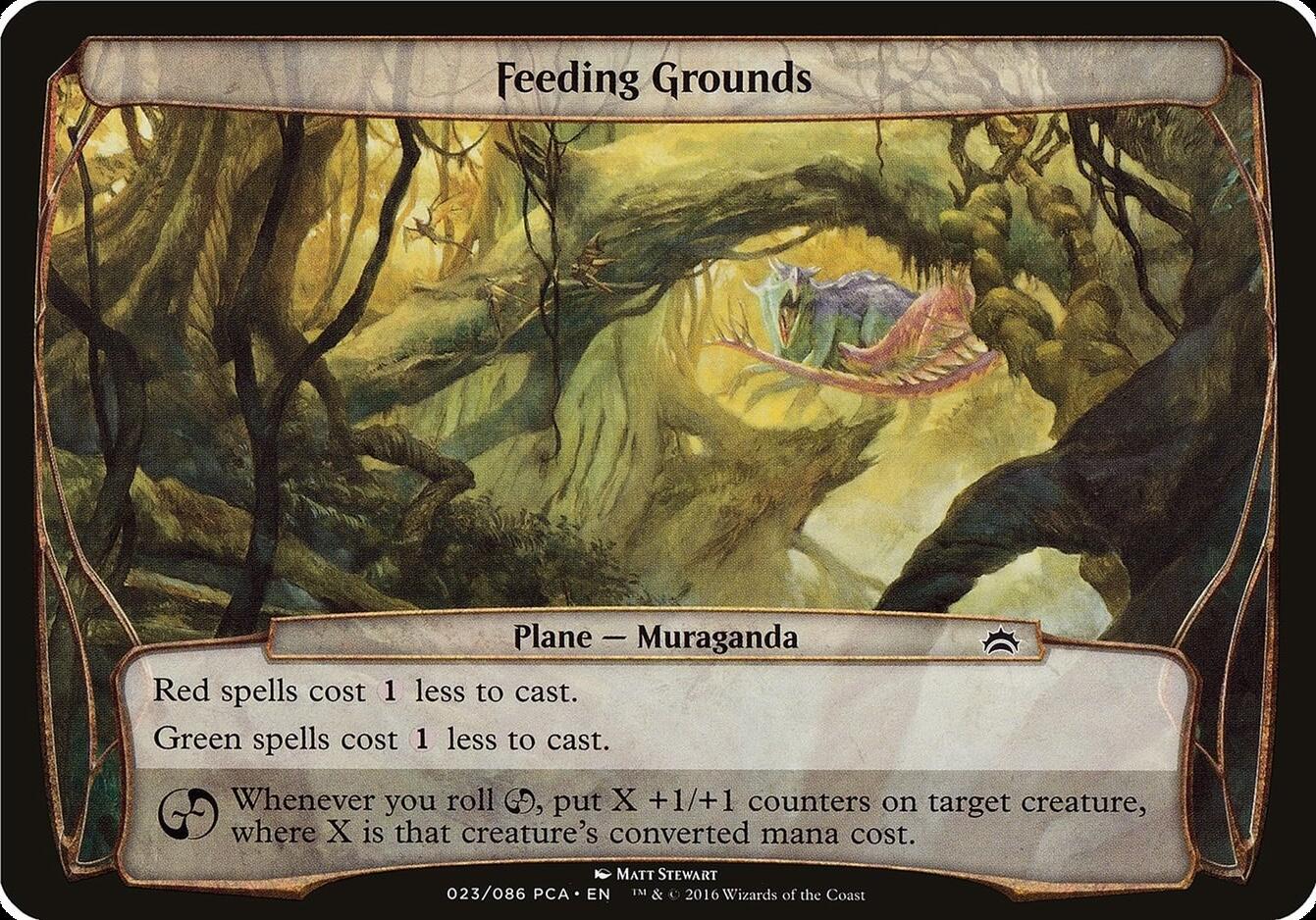 Feeding Grounds (Planechase Anthology) - Oversize Cards - Magic: The ...