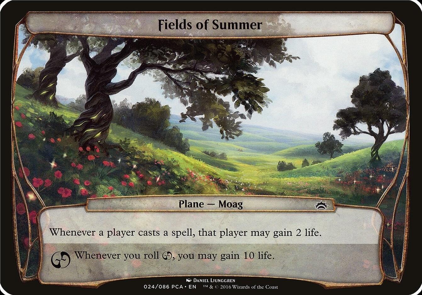Fields of Summer (Planechase Anthology) - Oversize Cards - Magic: The ...