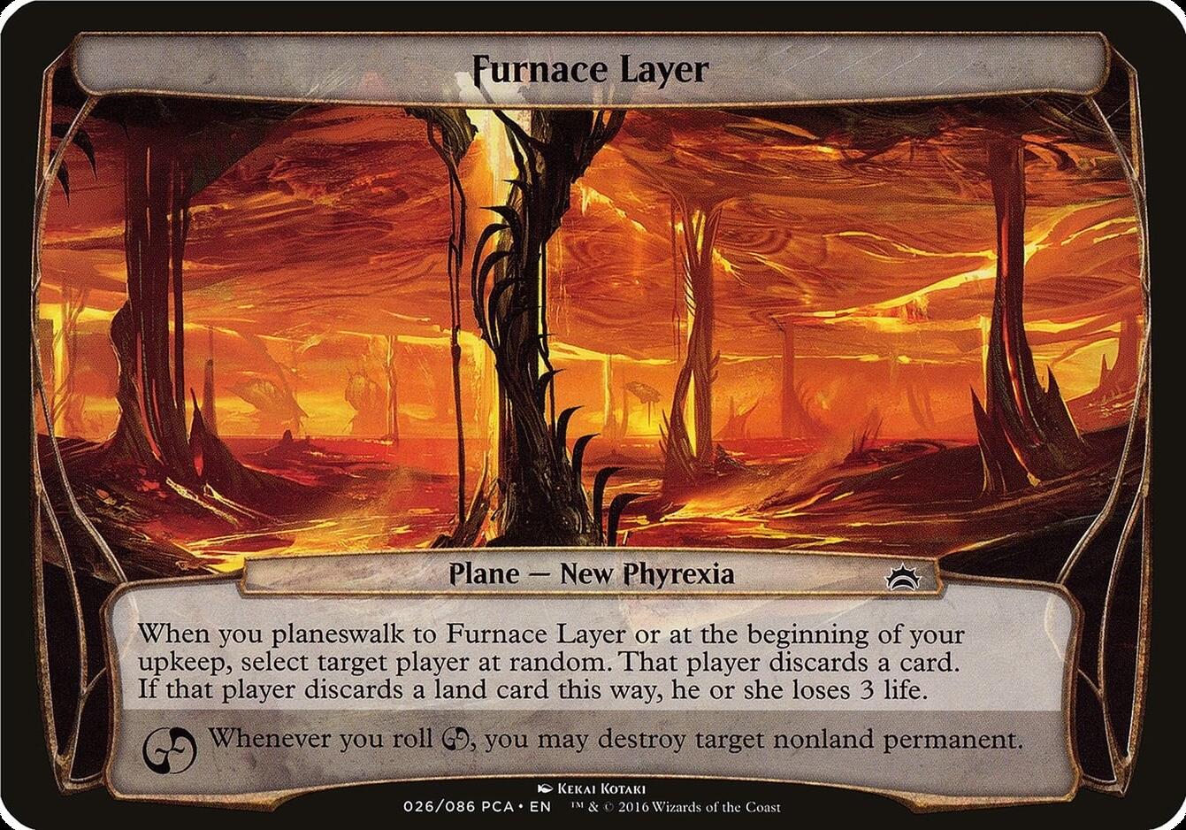 Furnace Layer (Planechase Anthology) - Oversize Cards - Magic: The ...