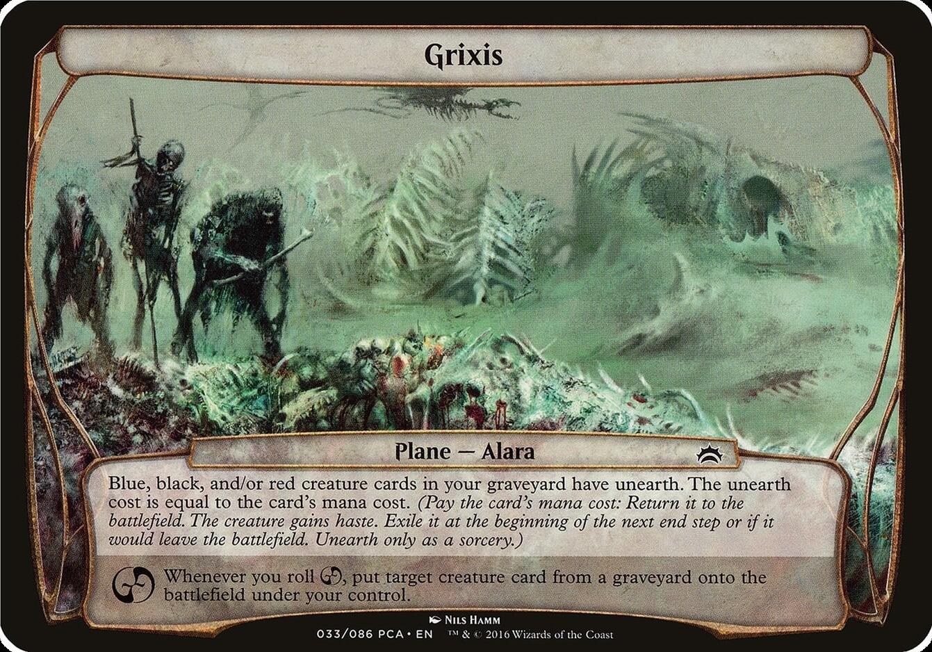 Grixis (Planechase Anthology) - Oversize Cards - Magic: The Gathering