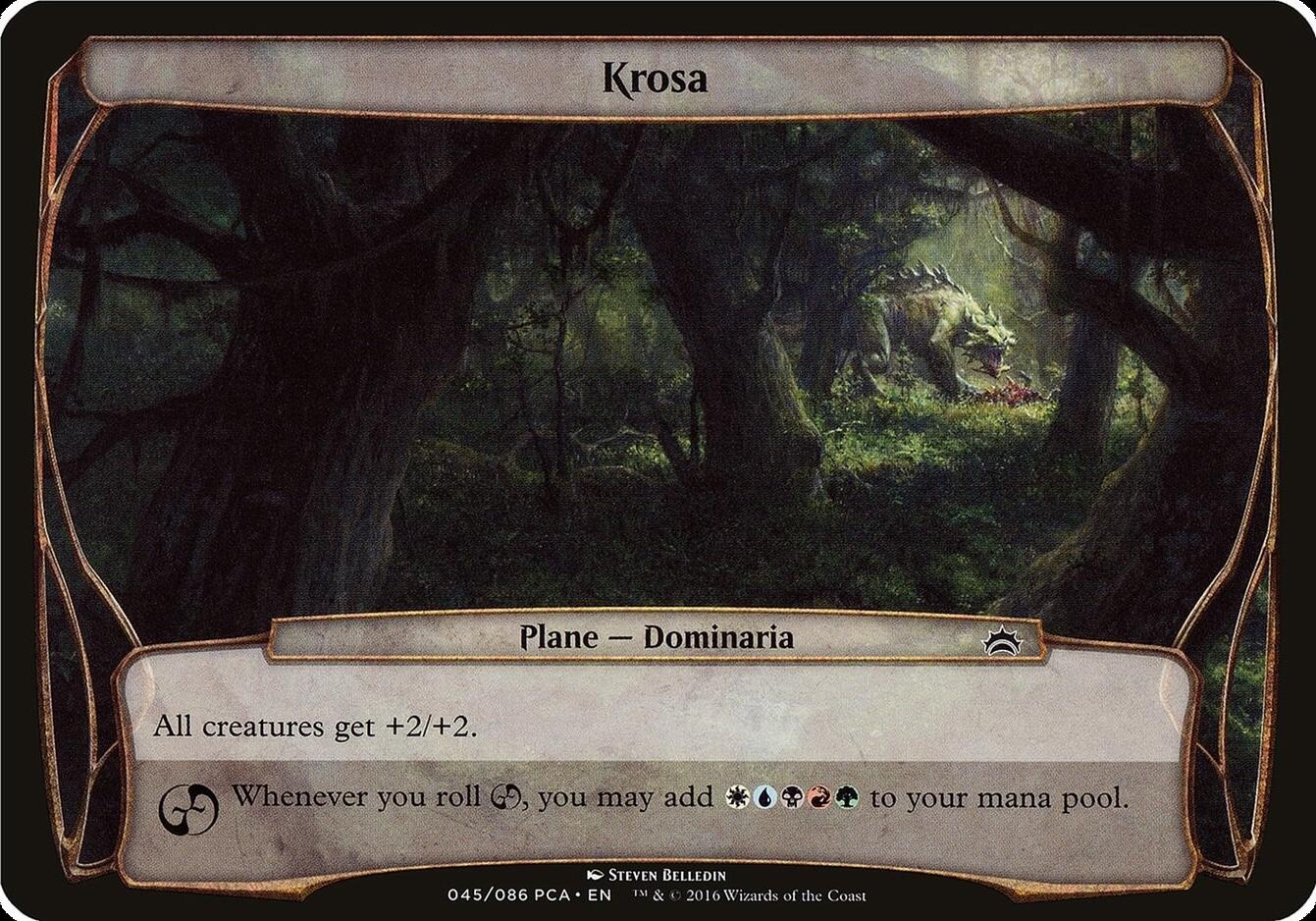 Krosa (Planechase Anthology) - Oversize Cards - Magic: The Gathering