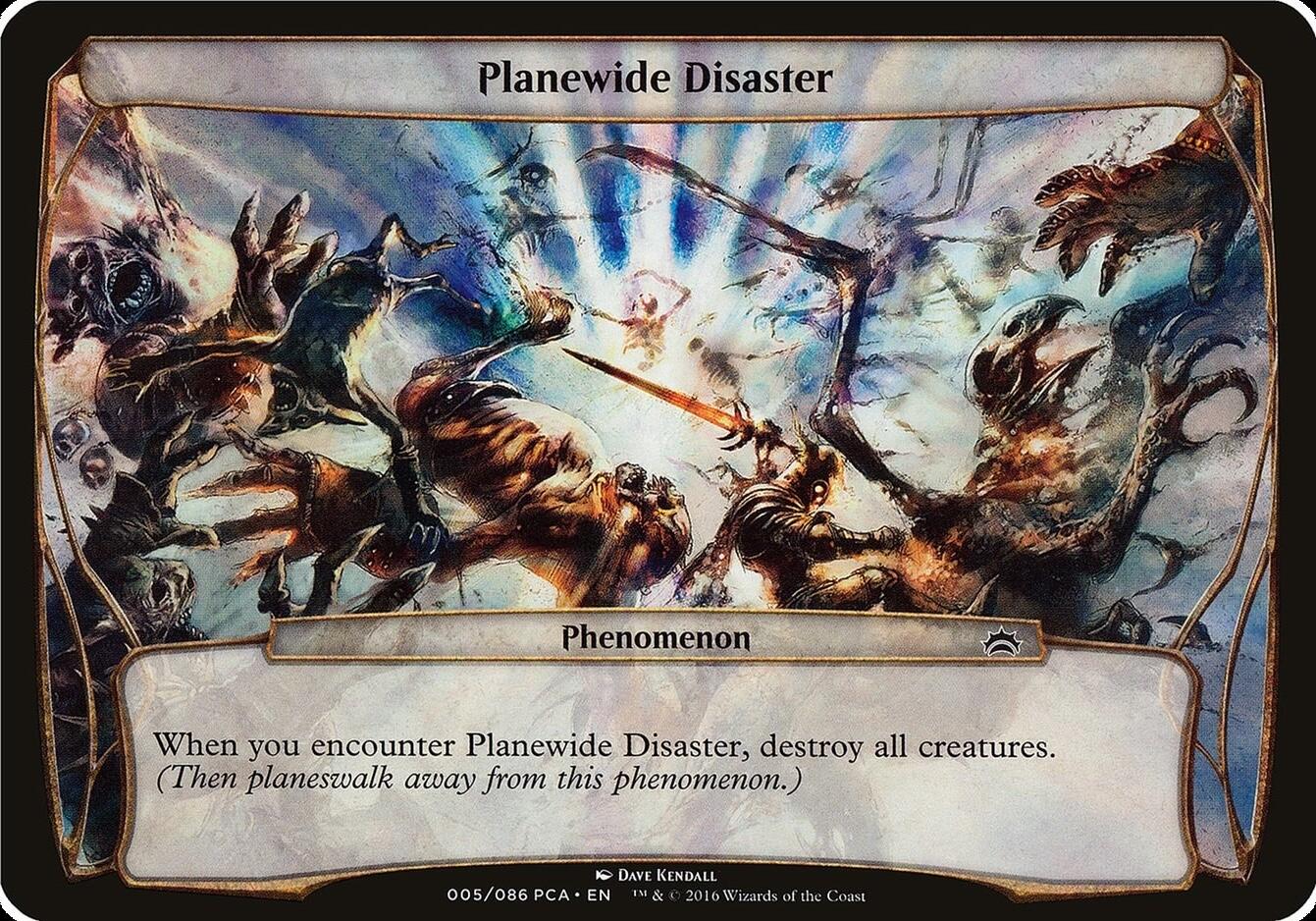 Planewide Disaster (Planechase Anthology) - Oversize Cards - Magic: The ...