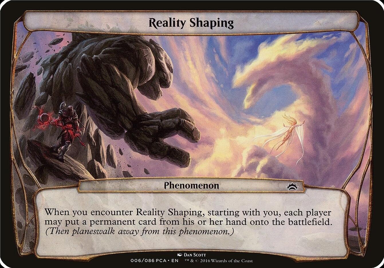 Reality Shaping (Planechase Anthology) - Oversize Cards - Magic: The ...