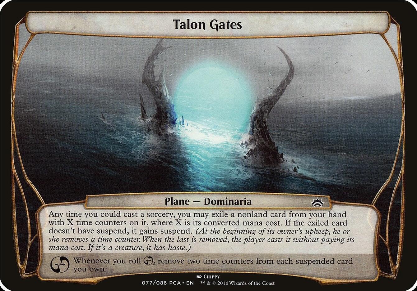 Talon Gates (Planechase Anthology) - Oversize Cards - Magic: The Gathering