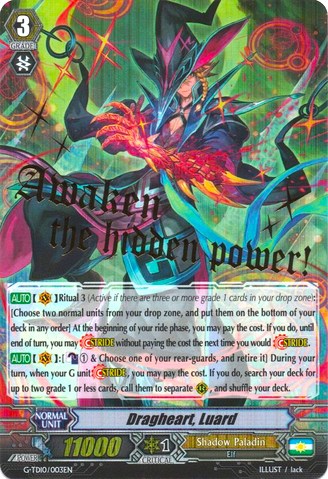 Dragheart, Luard (Hot Stamped) - G-TD10: Ritual of Dragon Sorcery - Cardfight Vanguard