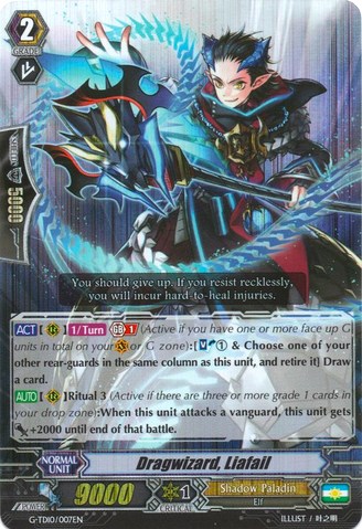 Dragwizard, Liafail (RRR Foil) - G-TD10: Ritual of Dragon Sorcery ...