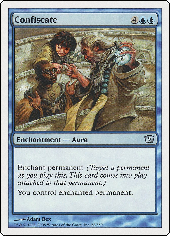 Confiscate - 9th Edition - Magic: The Gathering