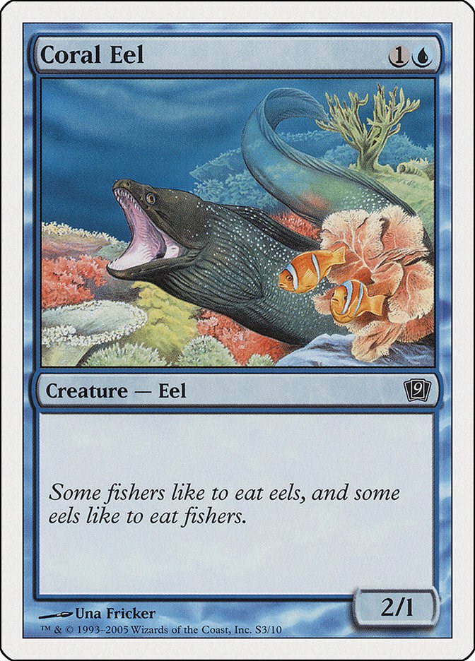 Coral Eel - 9th Edition - Magic: The Gathering