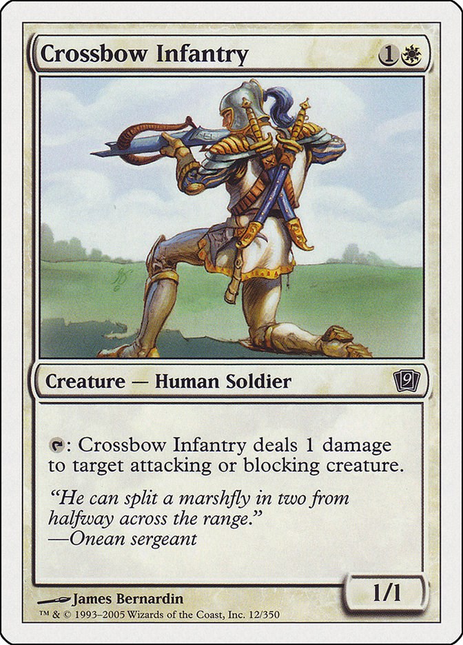 Crossbow Infantry - 9th Edition - Magic: The Gathering
