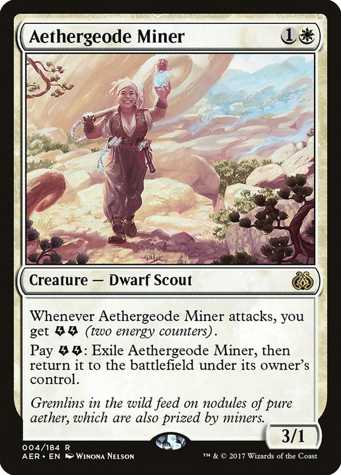 Aethergeode Miner - Aether Revolt - Magic: The Gathering
