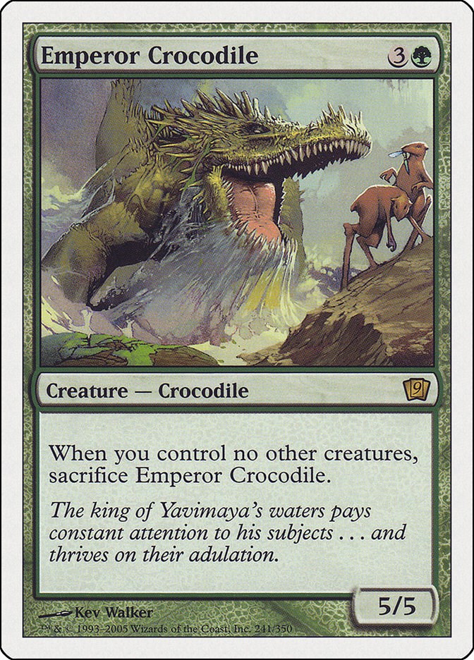 Emperor Crocodile - 9th Edition - Magic: The Gathering