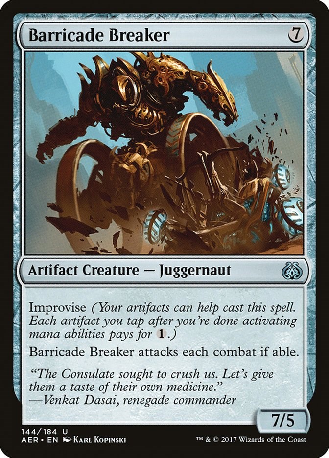 Barricade Breaker - Aether Revolt - Magic: The Gathering