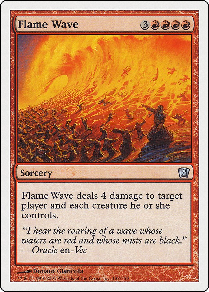 Flame Wave - 9th Edition - Magic: The Gathering