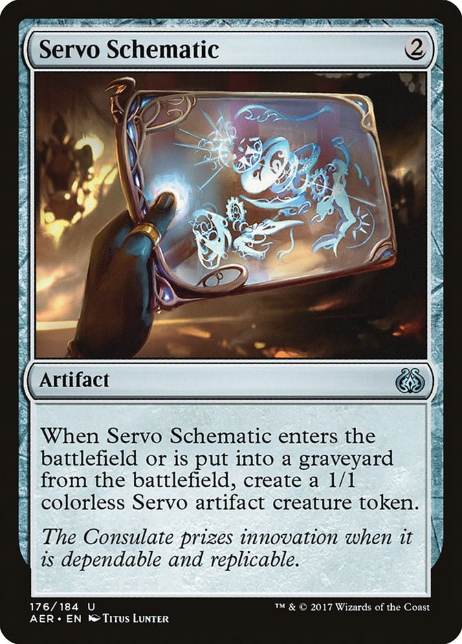 Servo Schematic - Aether Revolt - Magic: The Gathering