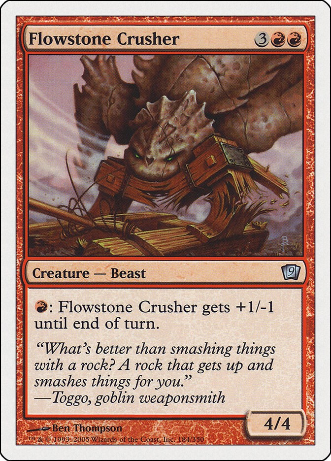 Flowstone Crusher - 9th Edition - Magic: The Gathering