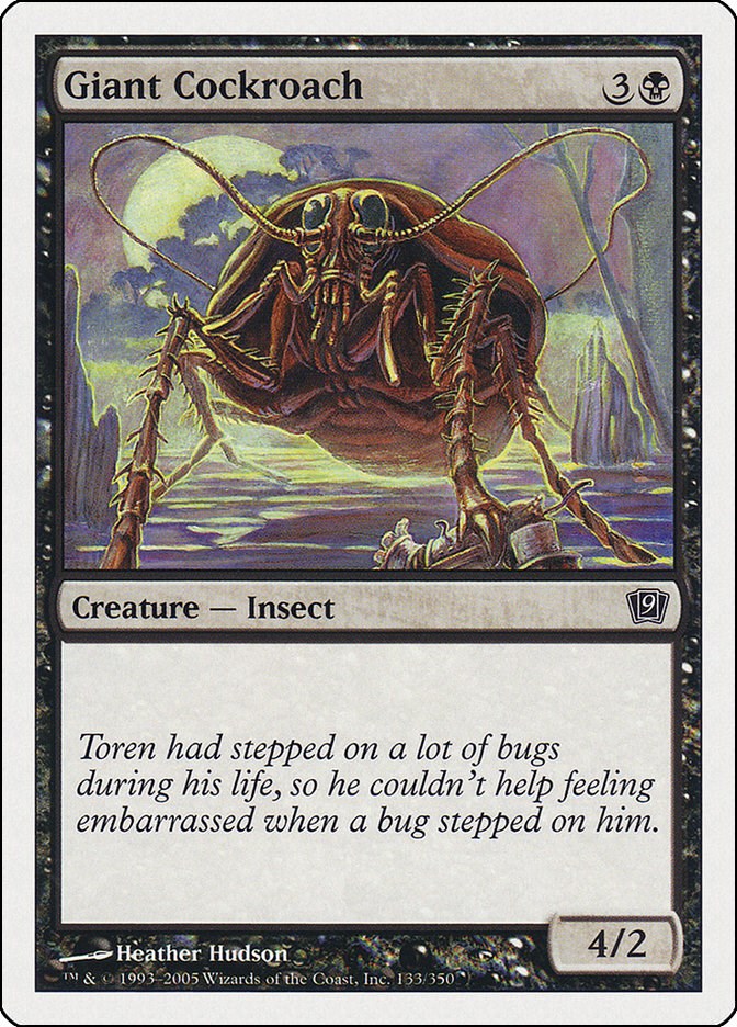Giant Cockroach - 9th Edition - Magic: The Gathering