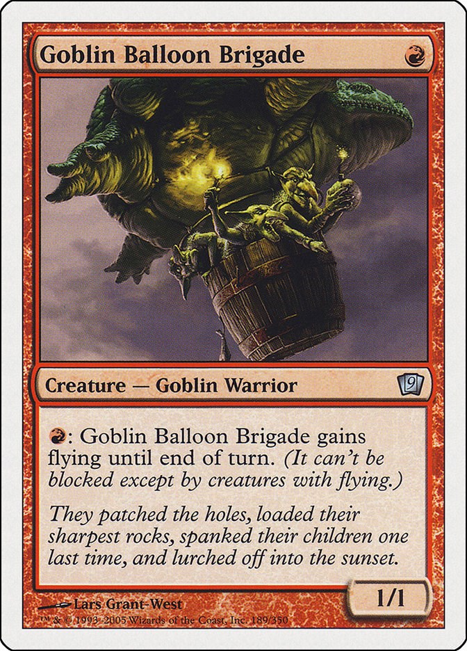 Goblin Balloon Brigade - 9th Edition - Magic: The Gathering