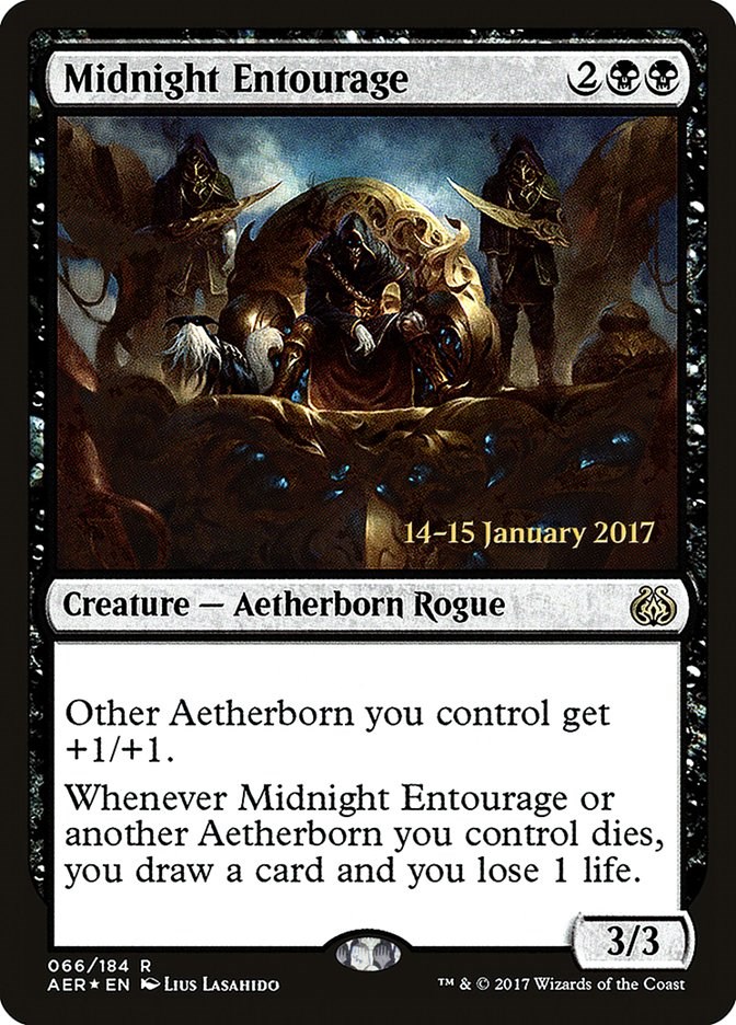 Midnight Entourage - Prerelease Cards - Magic: The Gathering