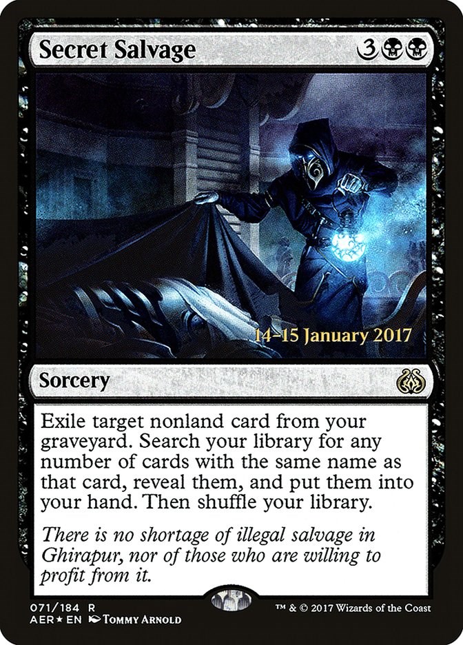 Secret Salvage - Prerelease Cards - Magic: The Gathering