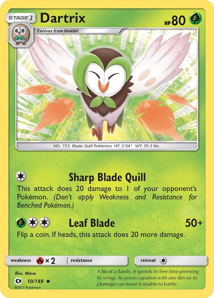Dartrix - SM Base Set - Pokemon
