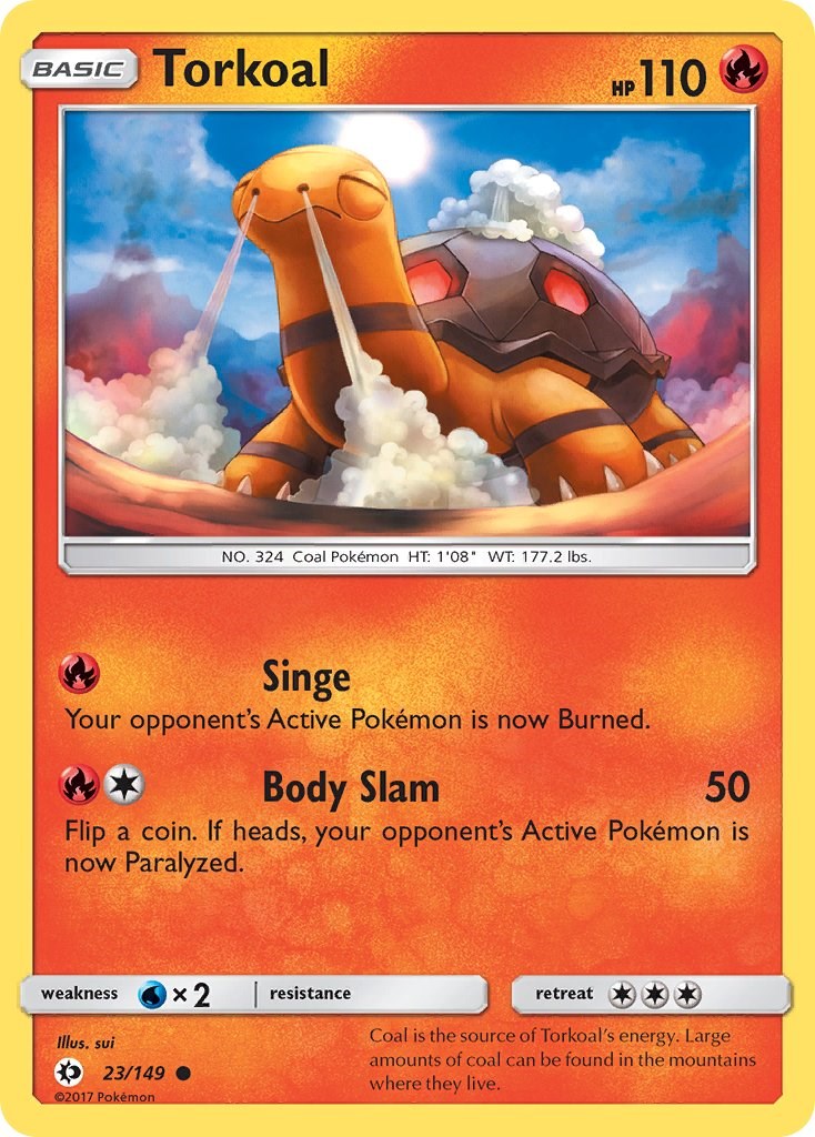 Torkoal - SM Base Set - Pokemon