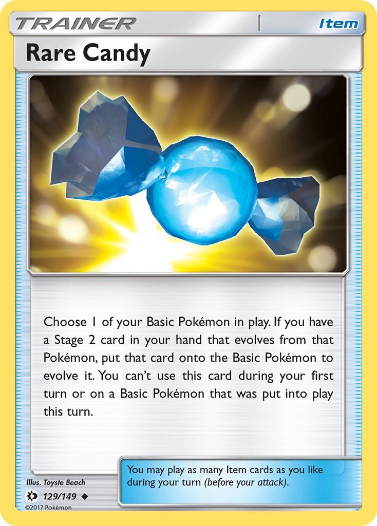 Rare Candy - SM Base Set - Pokemon