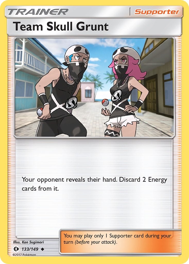 Team Skull Grunt - SM Base Set - Pokemon