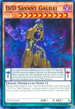 D/D Savant Galilei - Structure Deck: Pendulum Domination - YuGiOh