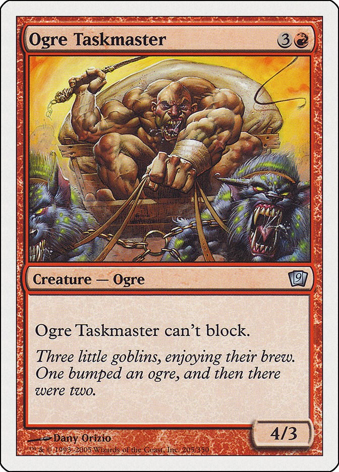 Ogre Taskmaster - 9th Edition - Magic: The Gathering
