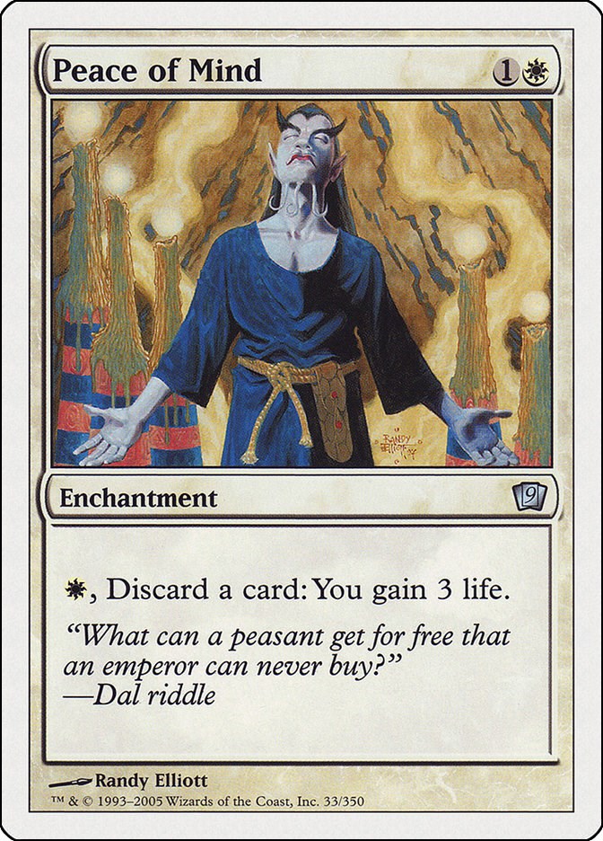 Peace of Mind - 9th Edition - Magic: The Gathering