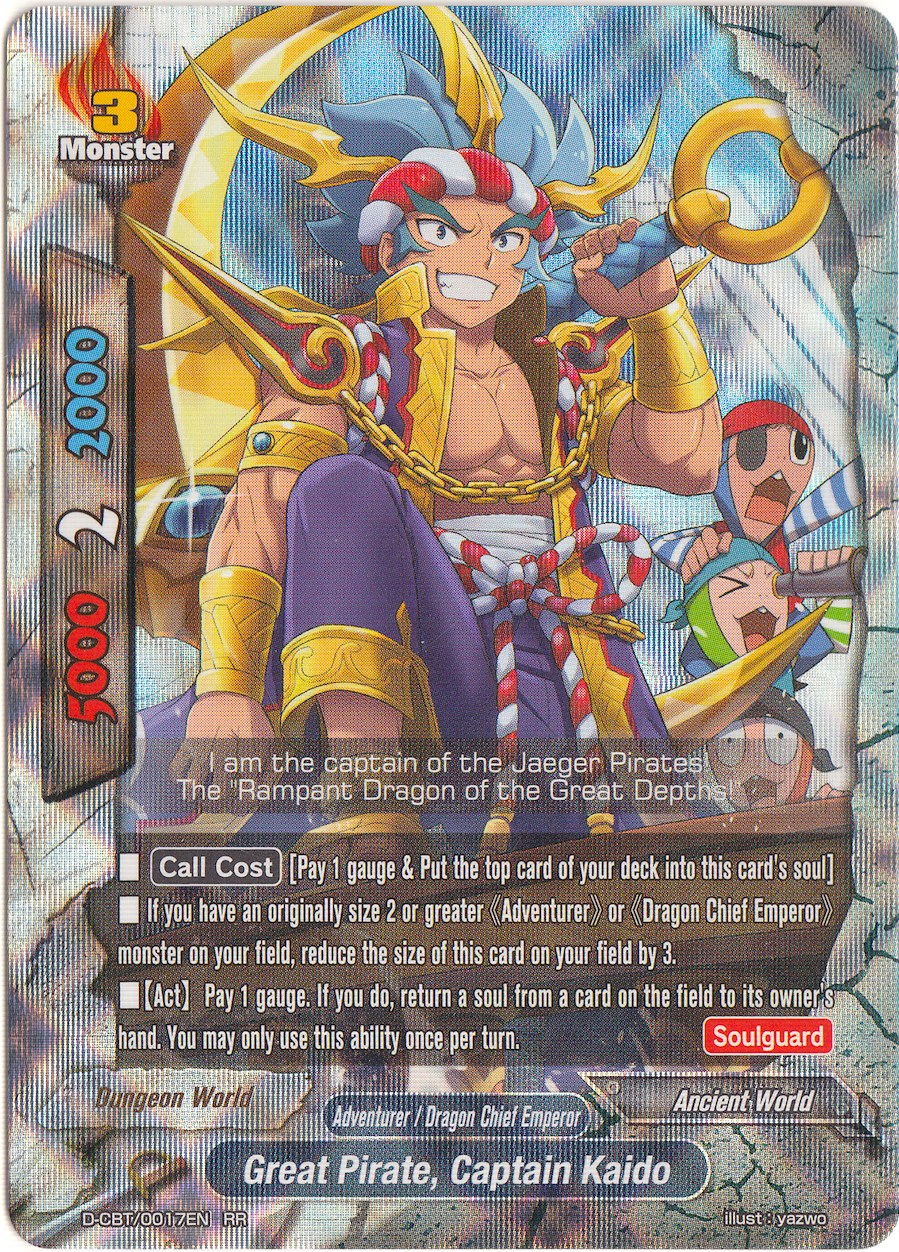 Great Pirate, Captain Kaido - Dragon Fighters - Future Card BuddyFight