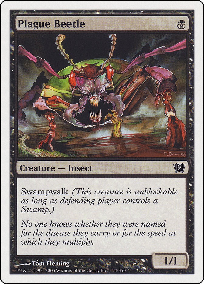 Plague Beetle - 9th Edition - Magic: The Gathering