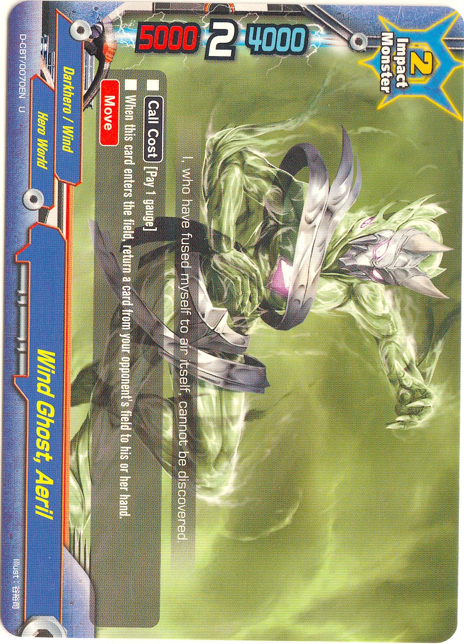 Wind Ghost, Aeril - Dragon Fighters - Future Card BuddyFight