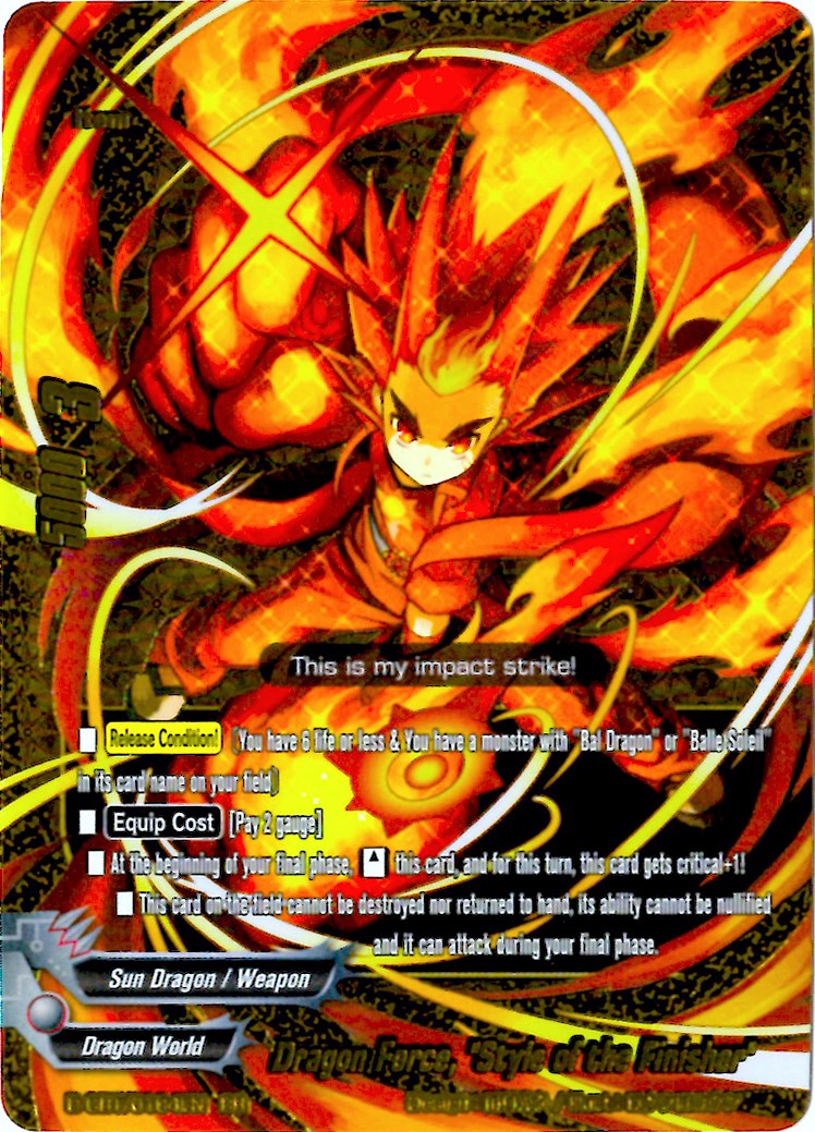 Dragon Force, "Style of Impact" - Dragon Fighters - Future Card BuddyFight