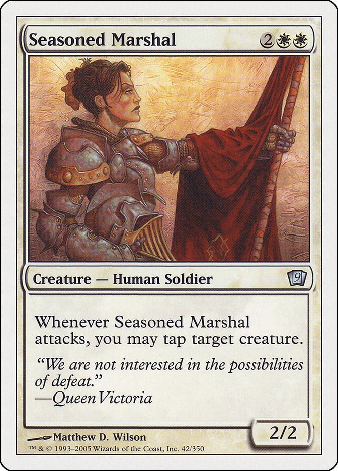 Seasoned Marshal - 9th Edition - Magic: The Gathering