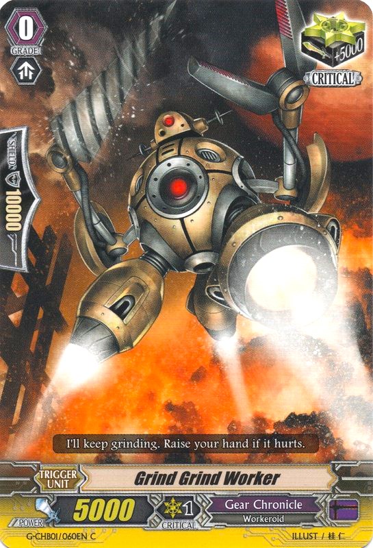 Grind Grind Worker - G-CHB01: TRY3 NEXT - Cardfight Vanguard