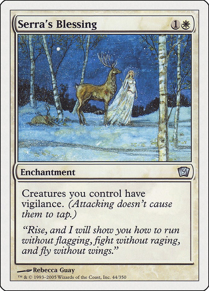 Serra's Blessing - 9th Edition - Magic: The Gathering