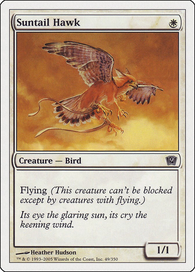 Suntail Hawk - 9th Edition - Magic: The Gathering