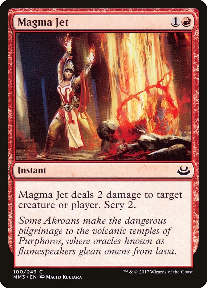 Magma Jet - Modern Masters 2017 - Magic: The Gathering