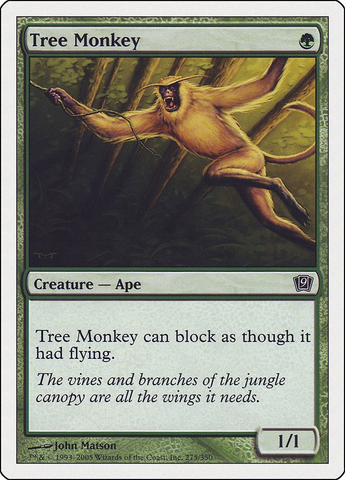 Tree Monkey - 9th Edition - Magic: The Gathering