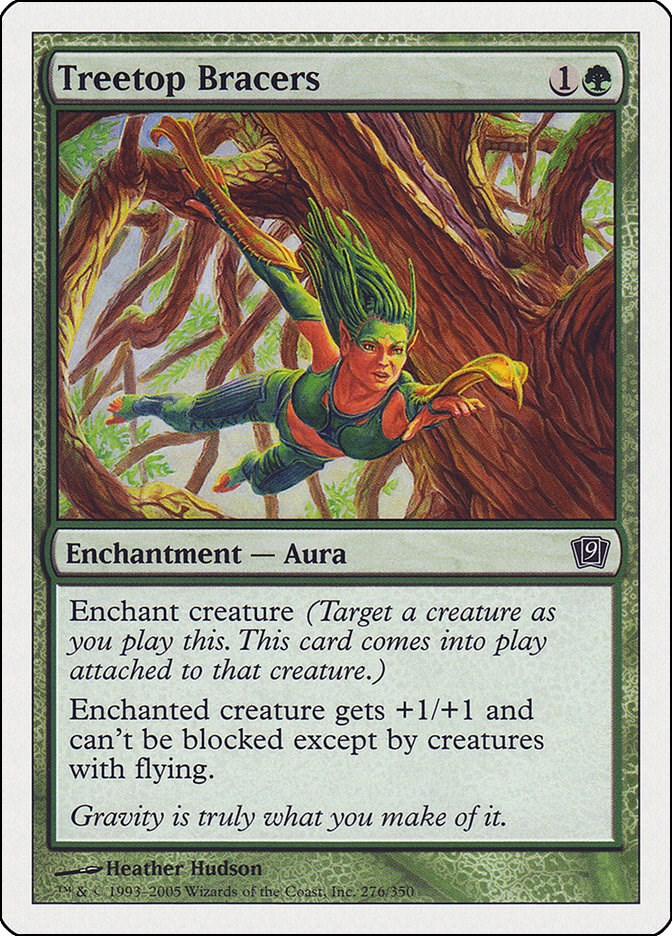 Treetop Bracers - 9th Edition - Magic: The Gathering