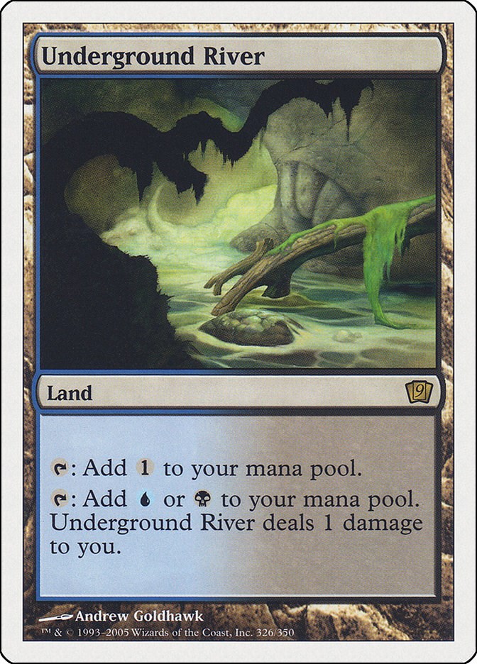 Underground River - 9th Edition - Magic: The Gathering