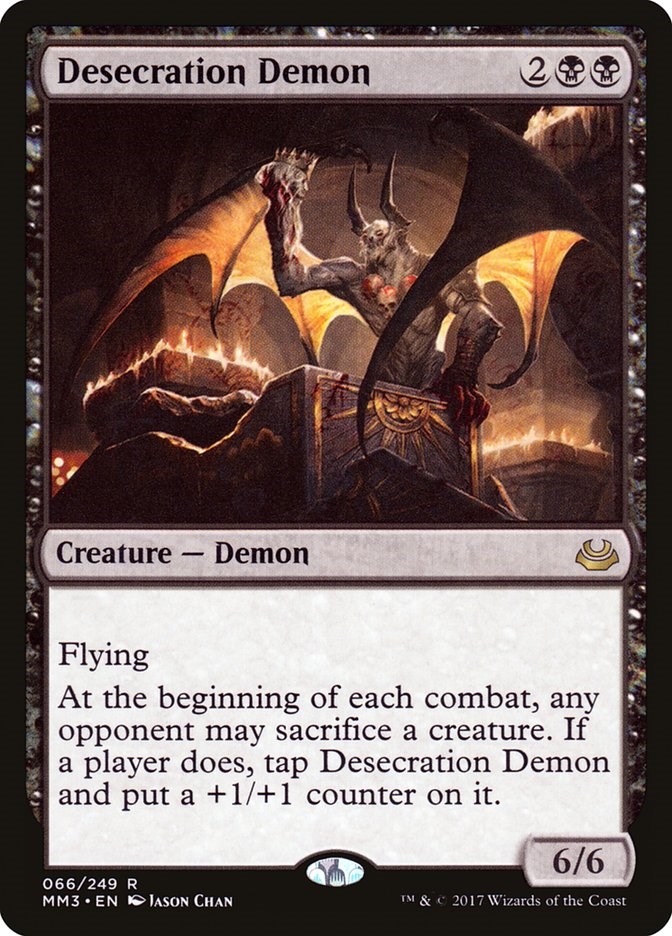 Desecration Demon - Modern Masters 2017 - Magic: The Gathering