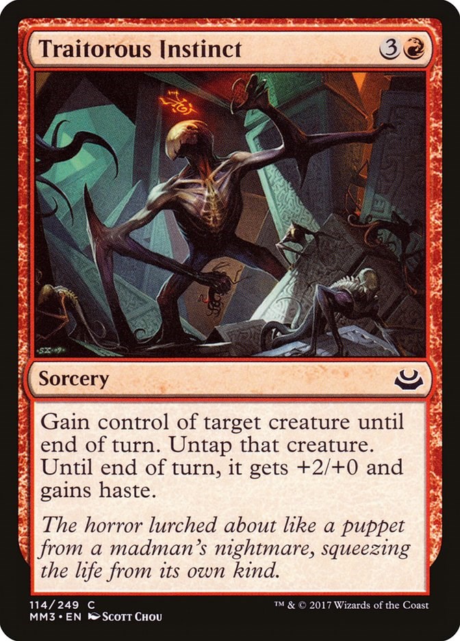 Traitorous Instinct - Modern Masters 2017 - Magic: The Gathering